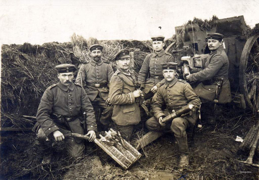 7,7cm leichte Feld Kanone (l.F.K.) 96 n/A Cartridge Casing