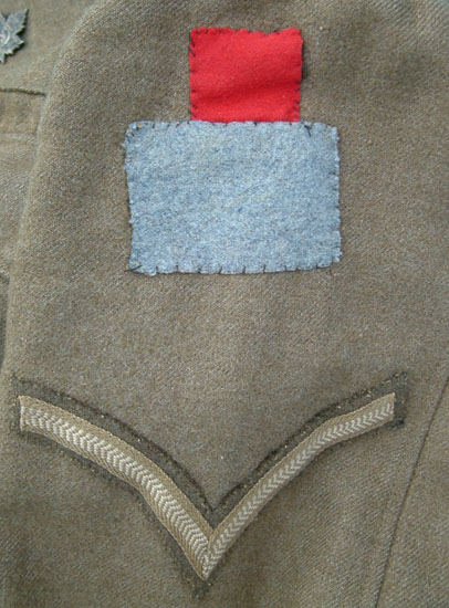 5th Canadian Mounted Rifles Sherbrooke Quebec Lance Cpl's Tunic