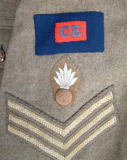 2nd Division Canadian Engineers NCO's Jacket